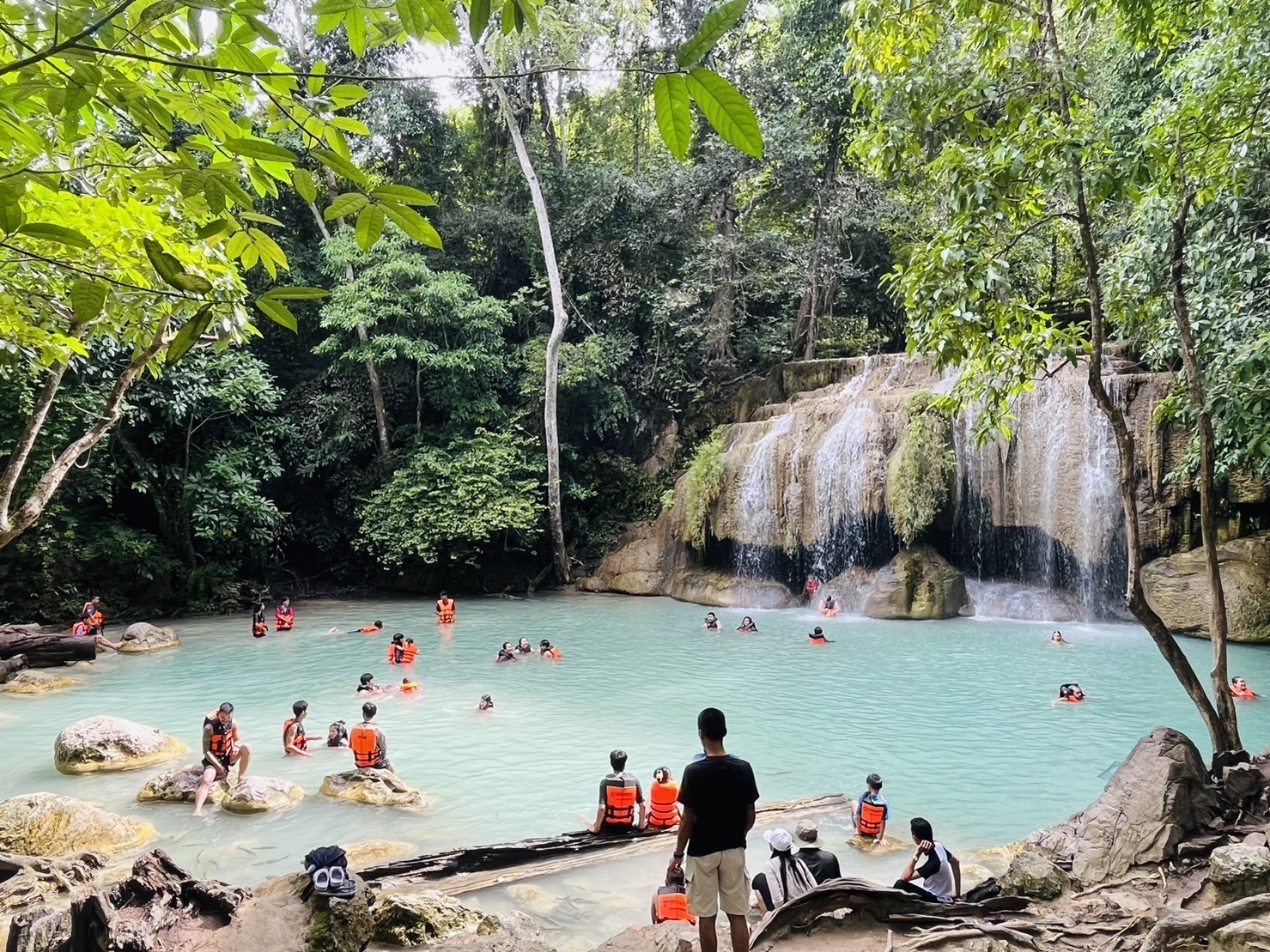 Erawan Waterfalls - Bangkok Group Tours